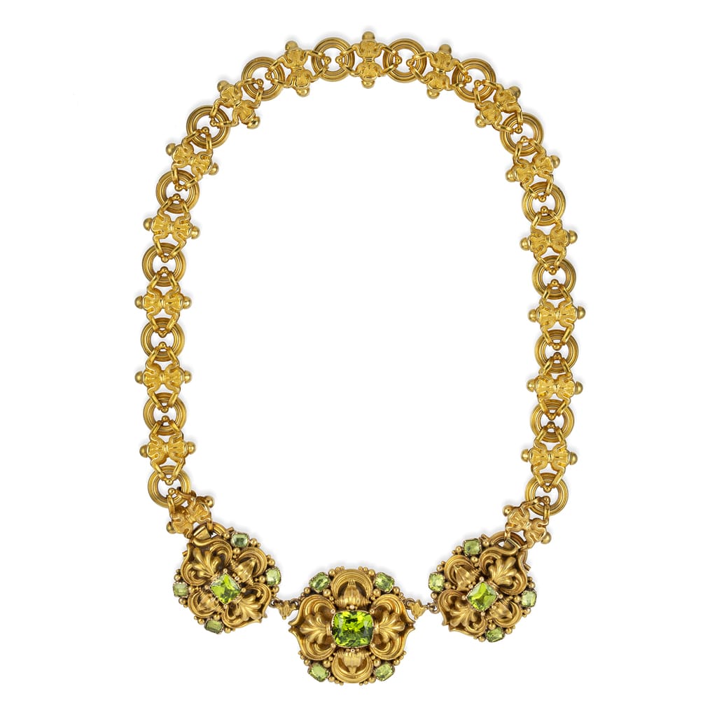 An early Victorian peridot and gold parure – Bentley & Skinner – The ...