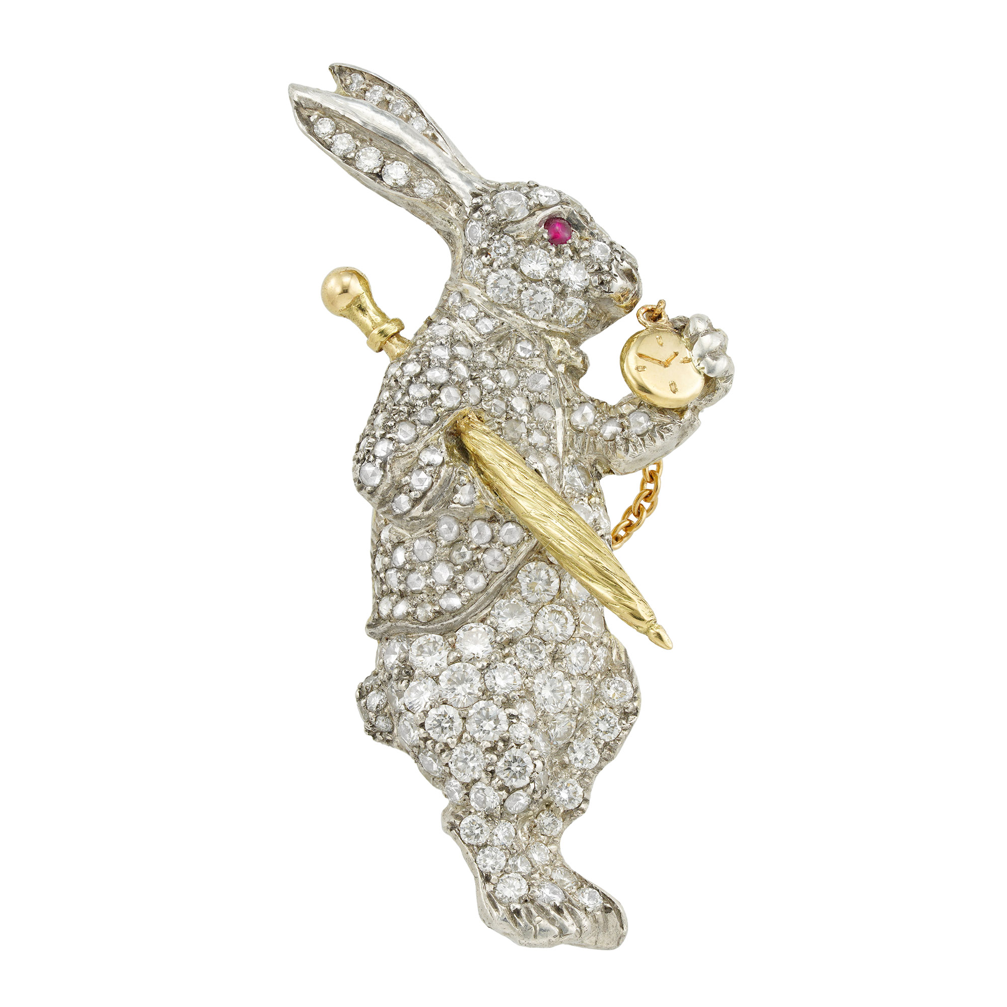 A Diamond-set White Rabbit Brooch – Bentley & Skinner – The Mayfair ...
