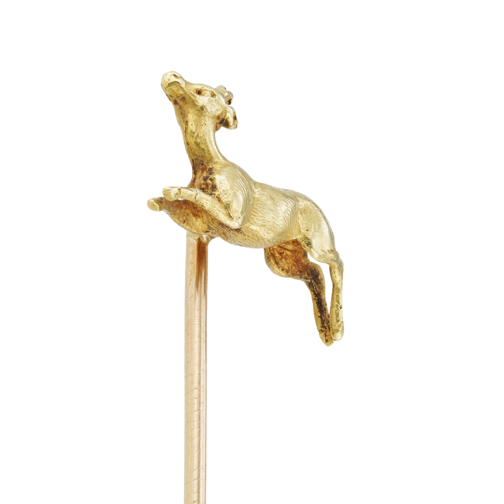 A Belle Époque gold buck stick pin – Bentley & Skinner – The Mayfair ...